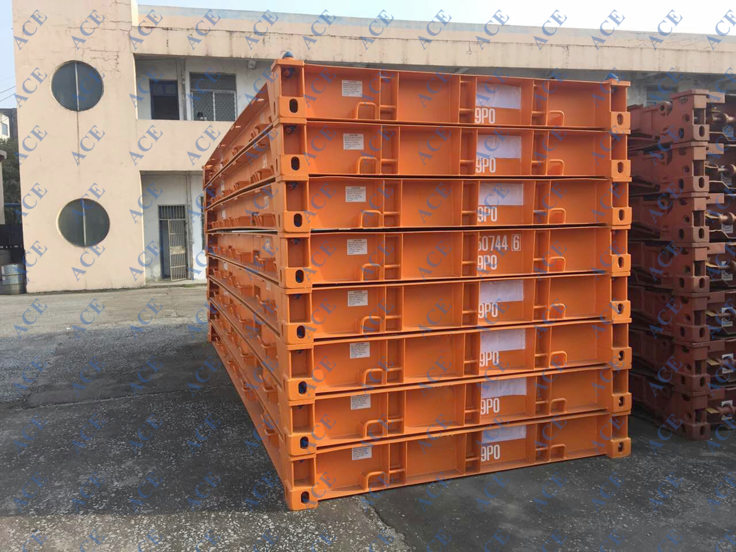 20ft & 40ft Platform Container for Netherlands - ACE Container & Parts ...